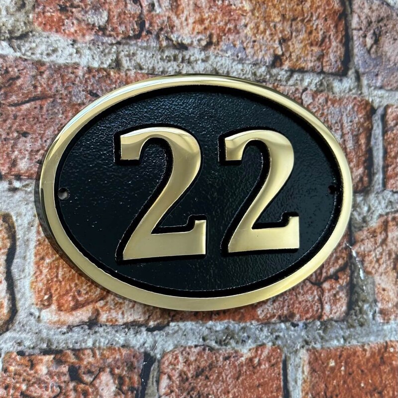 Classic House Number - Etsy