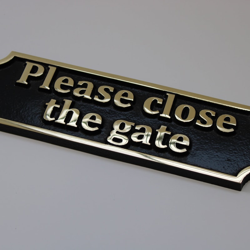 Close Gate Signs - Etsy