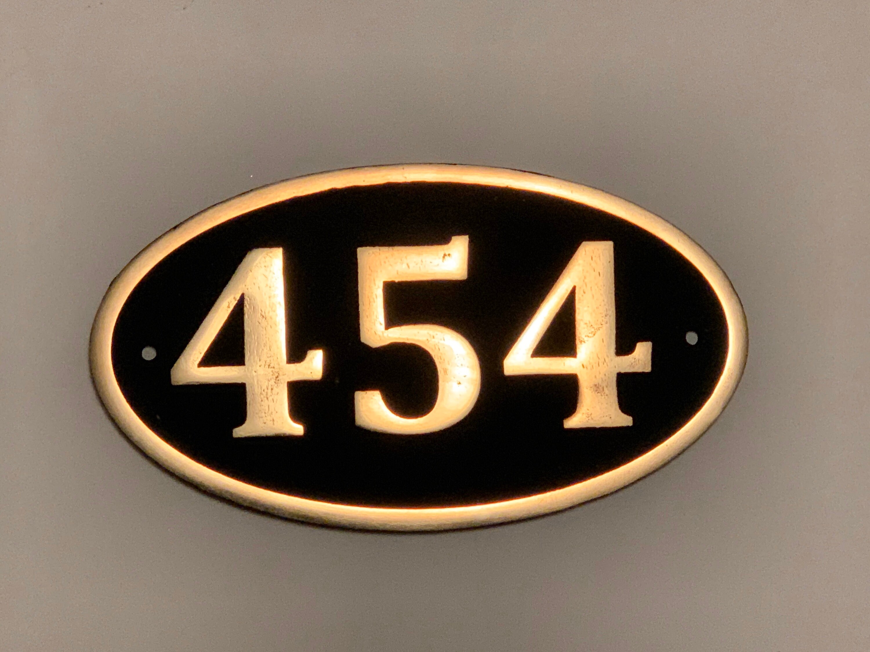Cast Metal Custom Made House Address Sign Aluminium Bronze - Etsy UK