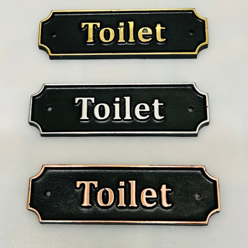 Toilet Sign - Etsy