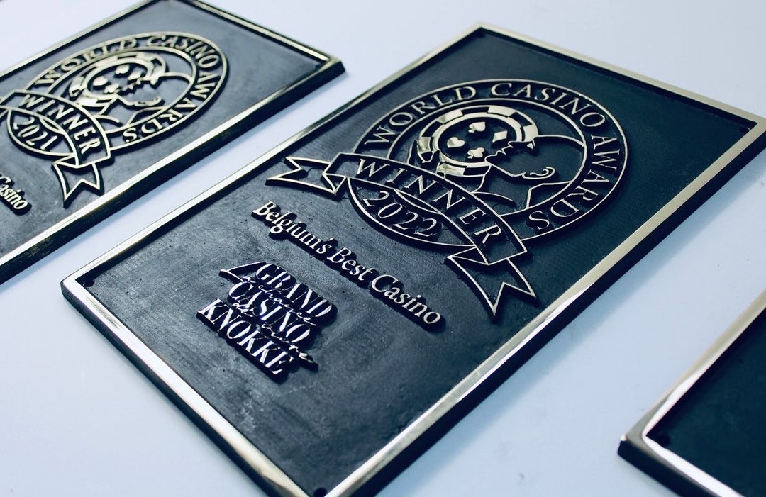 Award Sign - Cast Bronze Decorative Plaques, Customizable Recognition ...