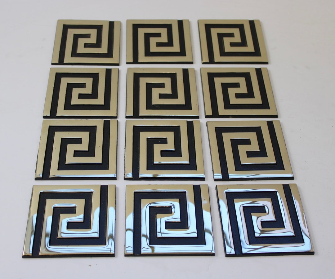 Solid Cast Bronze Greek Key Wall Tiles - Etsy