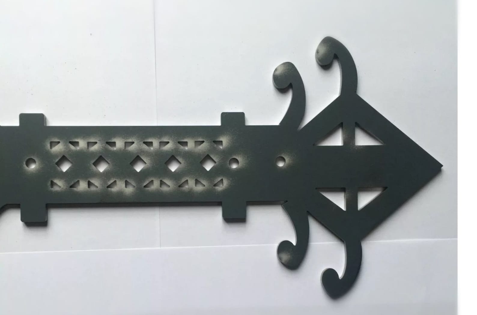 Decorative Iron Steel Saxon Style Gate Church Door Hinge Front Antique ...