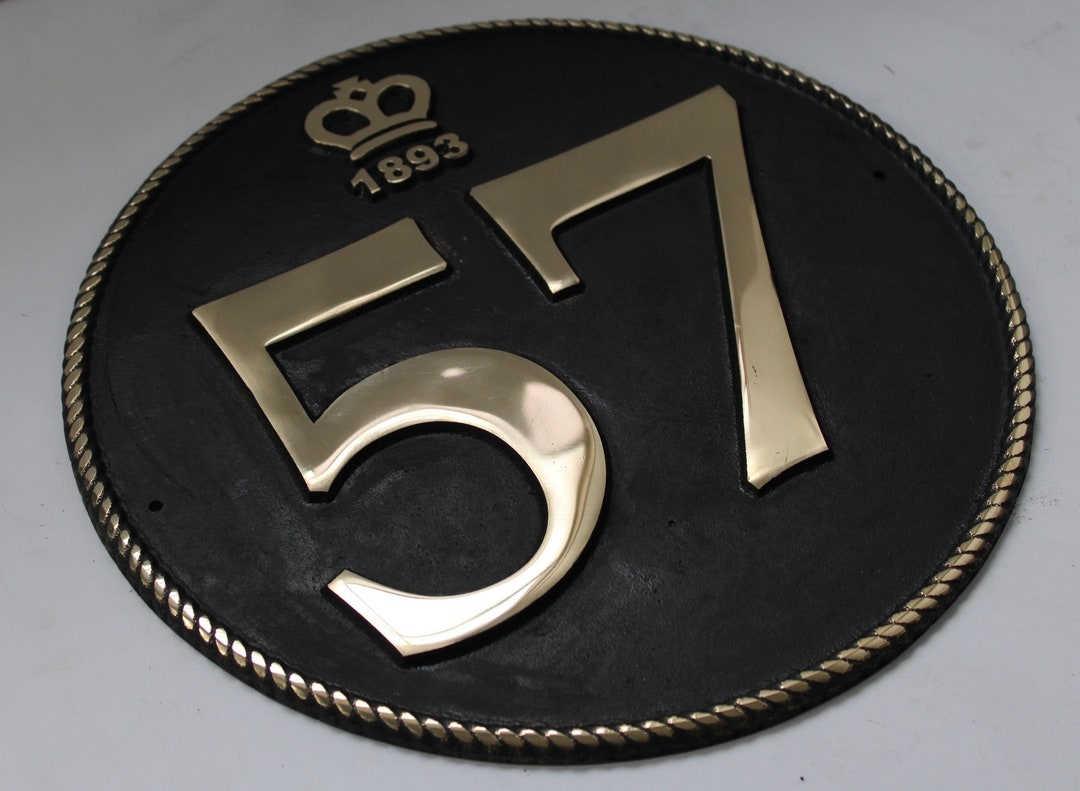 Bronze Circle Plaque With Rope Border. Custom Plaque. Traditional and ...