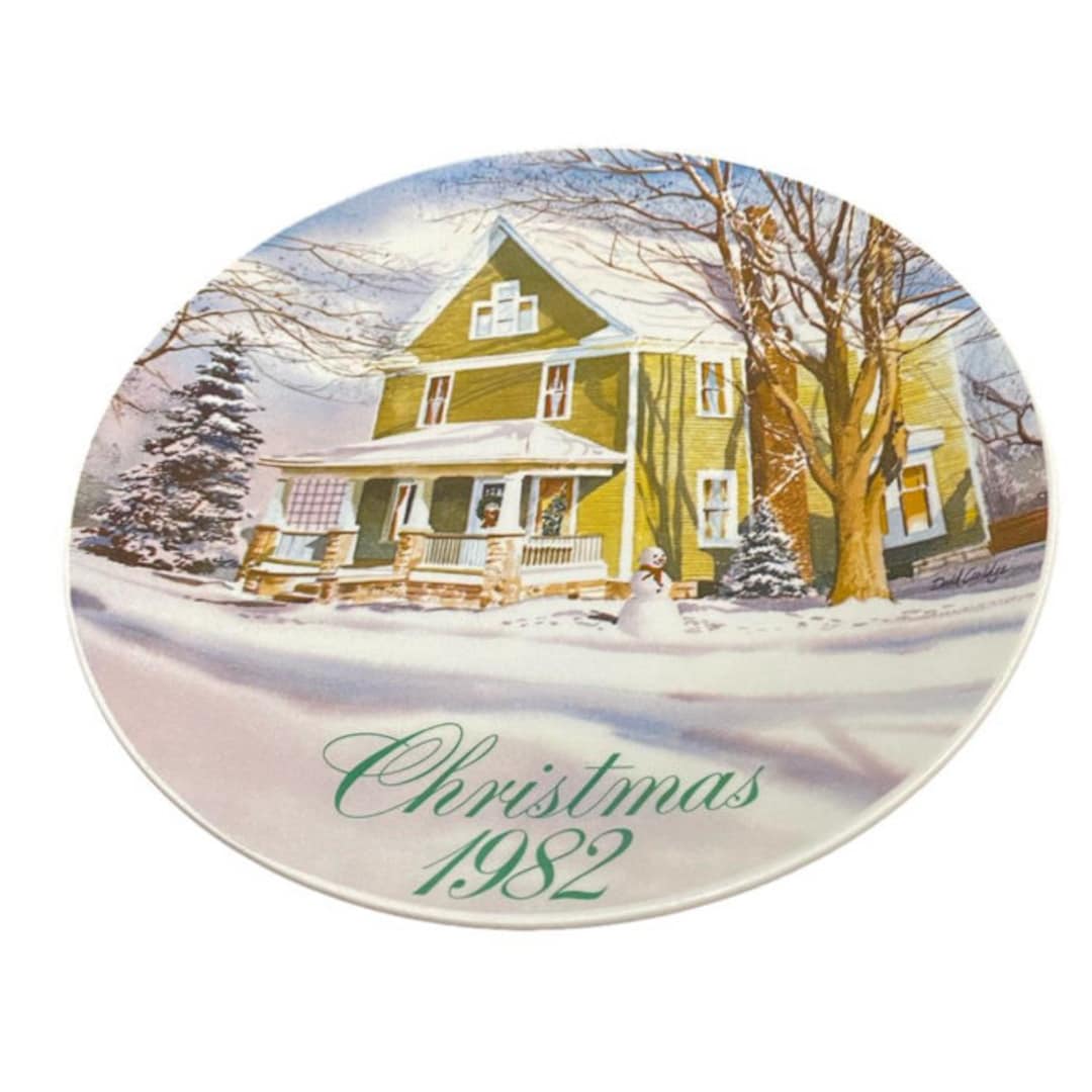 Smucker’s Commemorative Christmas 1982 Collector’s Plate - Etsy