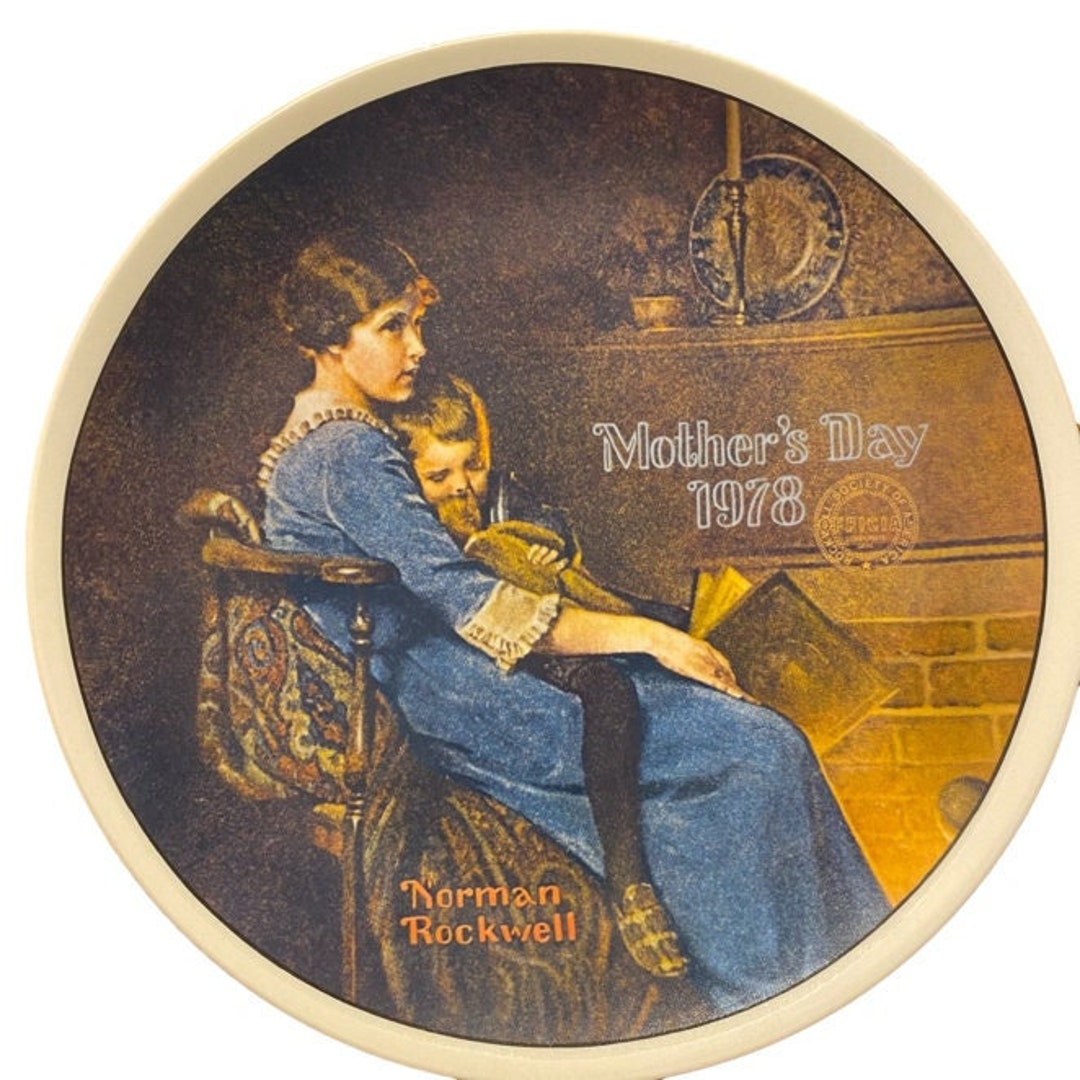 Norman Rockwell Mothers Day 1978 Plate - Etsy