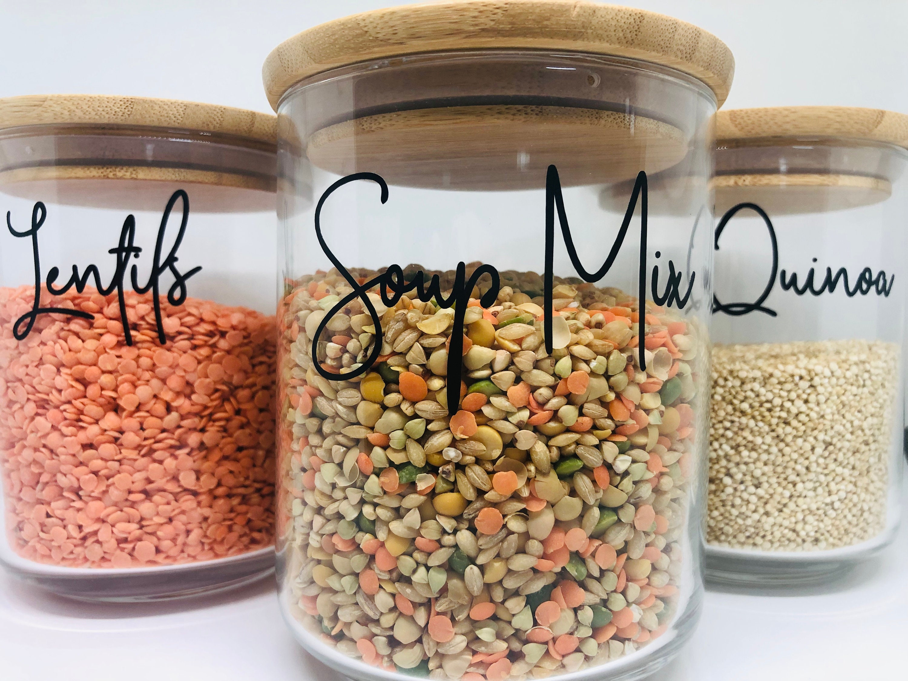 Customised Pantry Container Labels Personalised Food Storage | Etsy