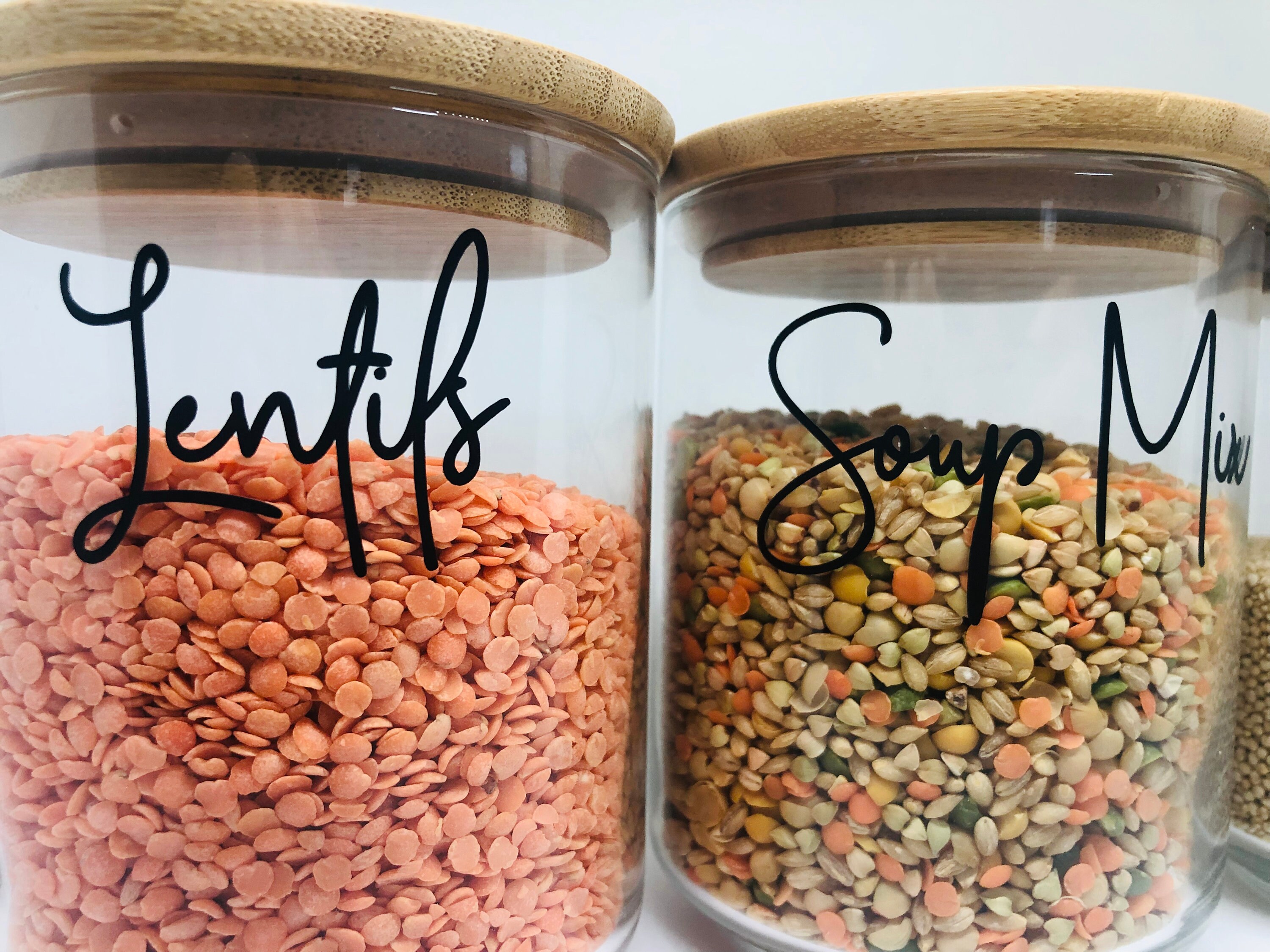 Customised Pantry Container Labels Personalised Food Storage | Etsy
