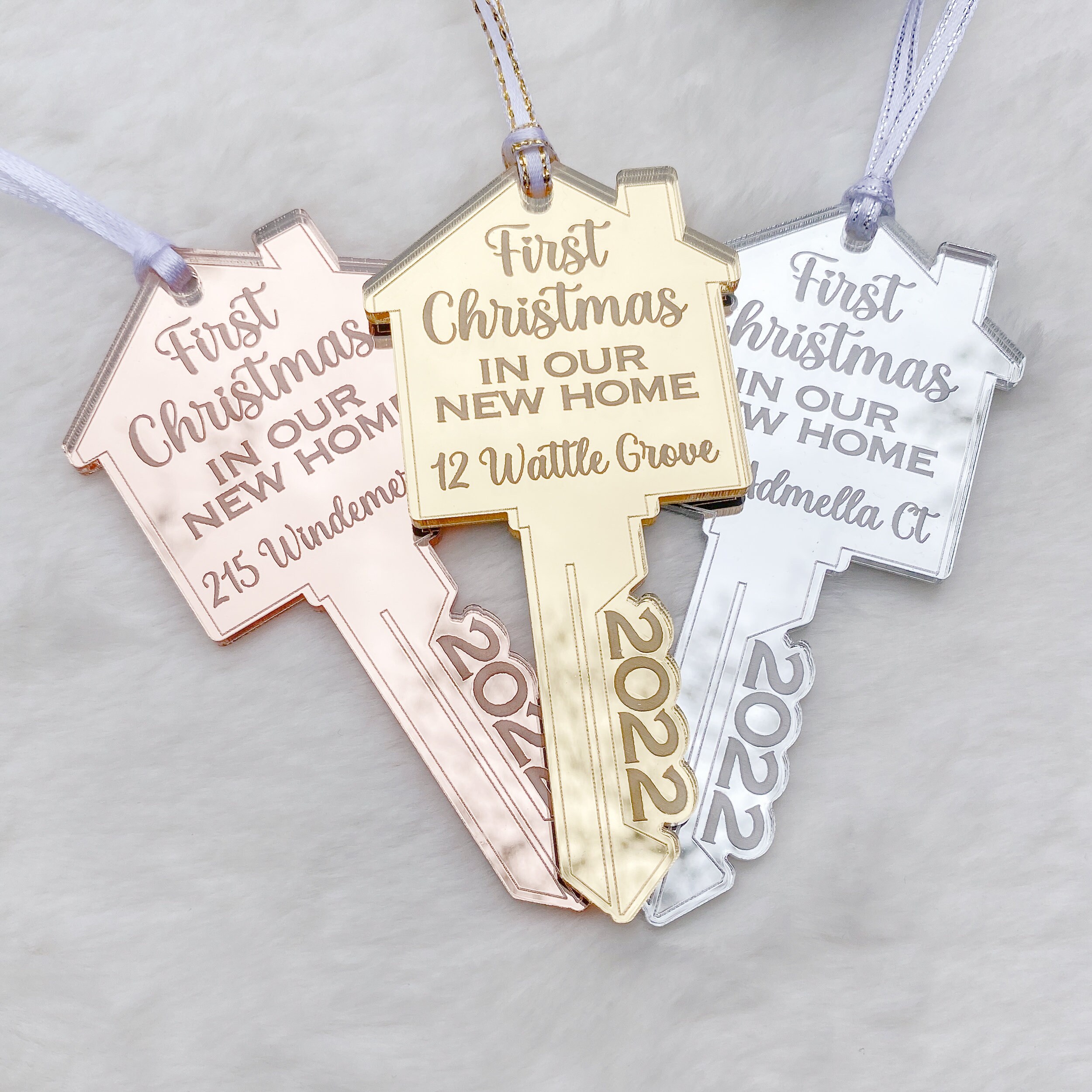 First Christmas Bauble for New Home - Perfect Keepsake Ornament Gift ...