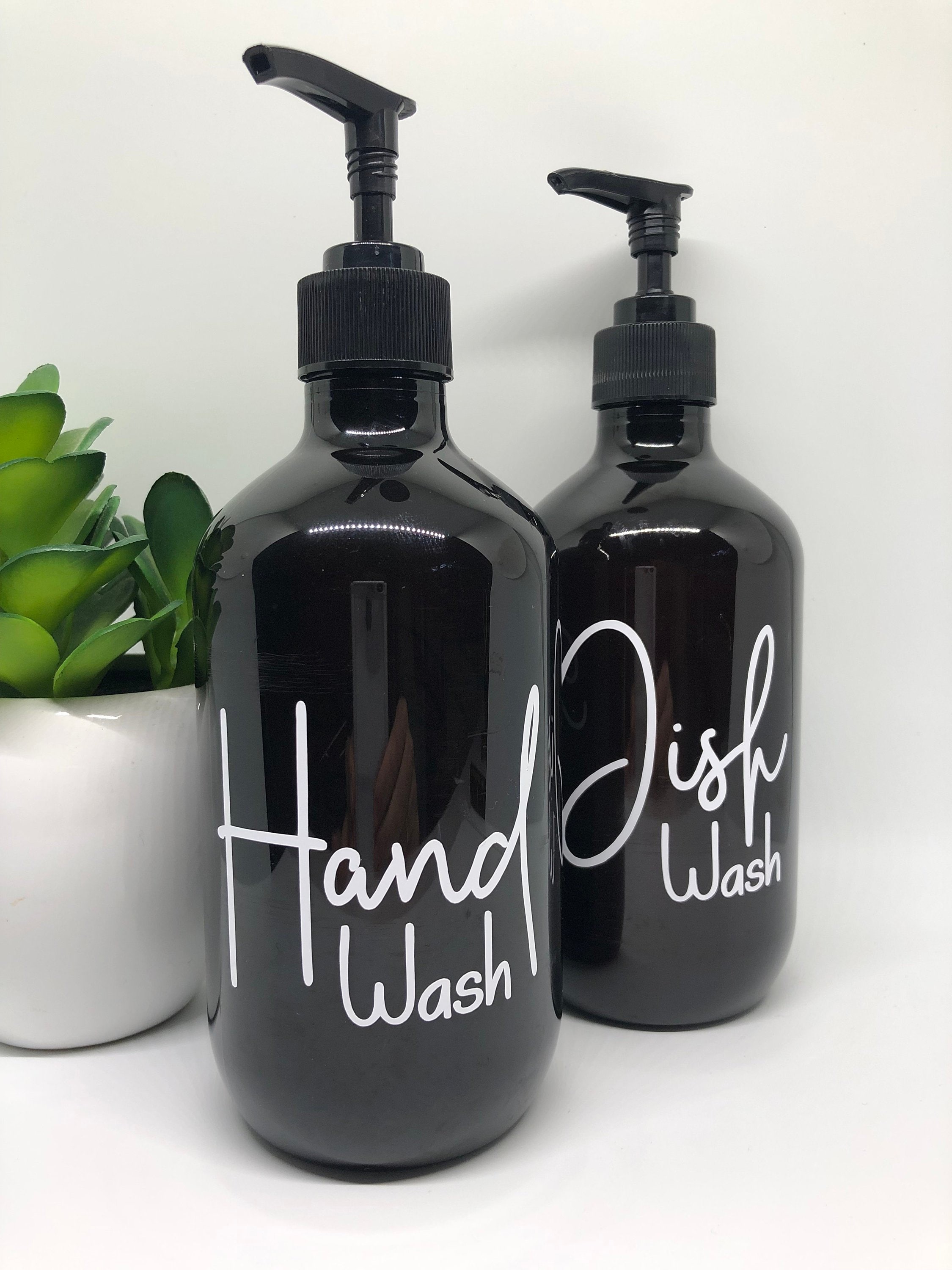 1 X Personalised Bottle Label - Hand Wash, Dish Wash, Hand Lotion ...