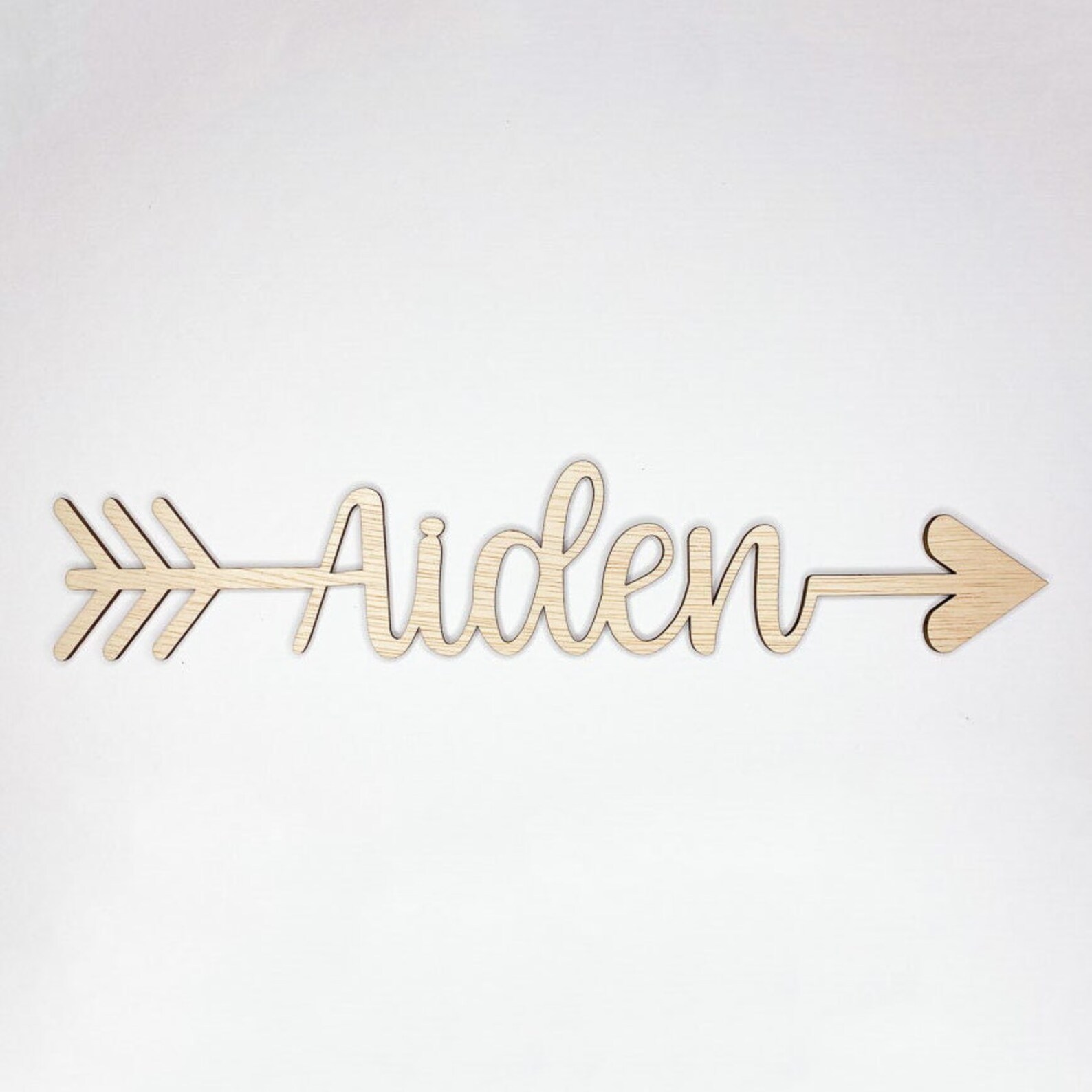 Personalised Name Arrow Wall Plaque - Nursery or Children's Bedroom ...