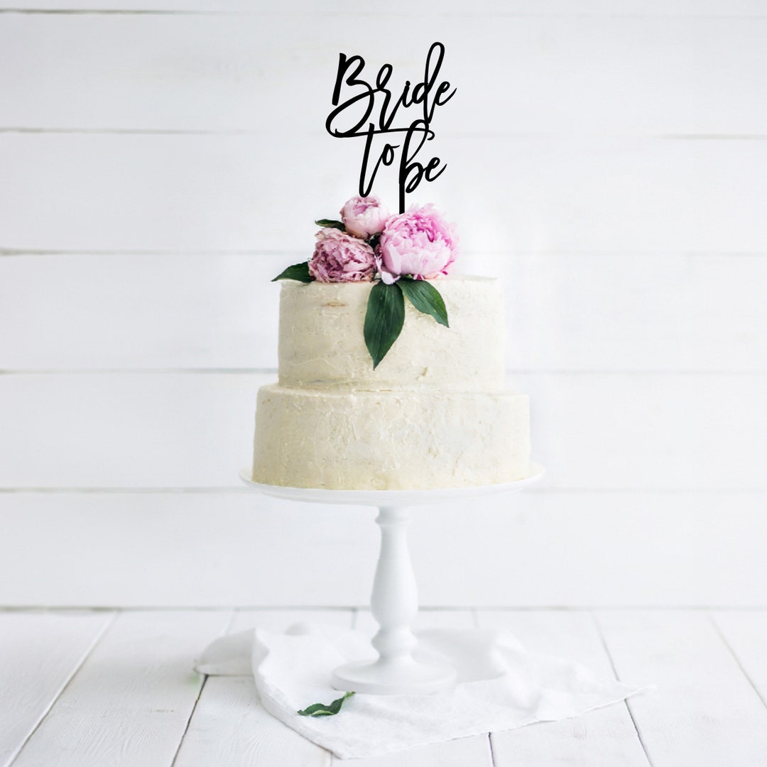 Bridal Shower Party Cake Topper Decoration - Personalised Hen Night ...
