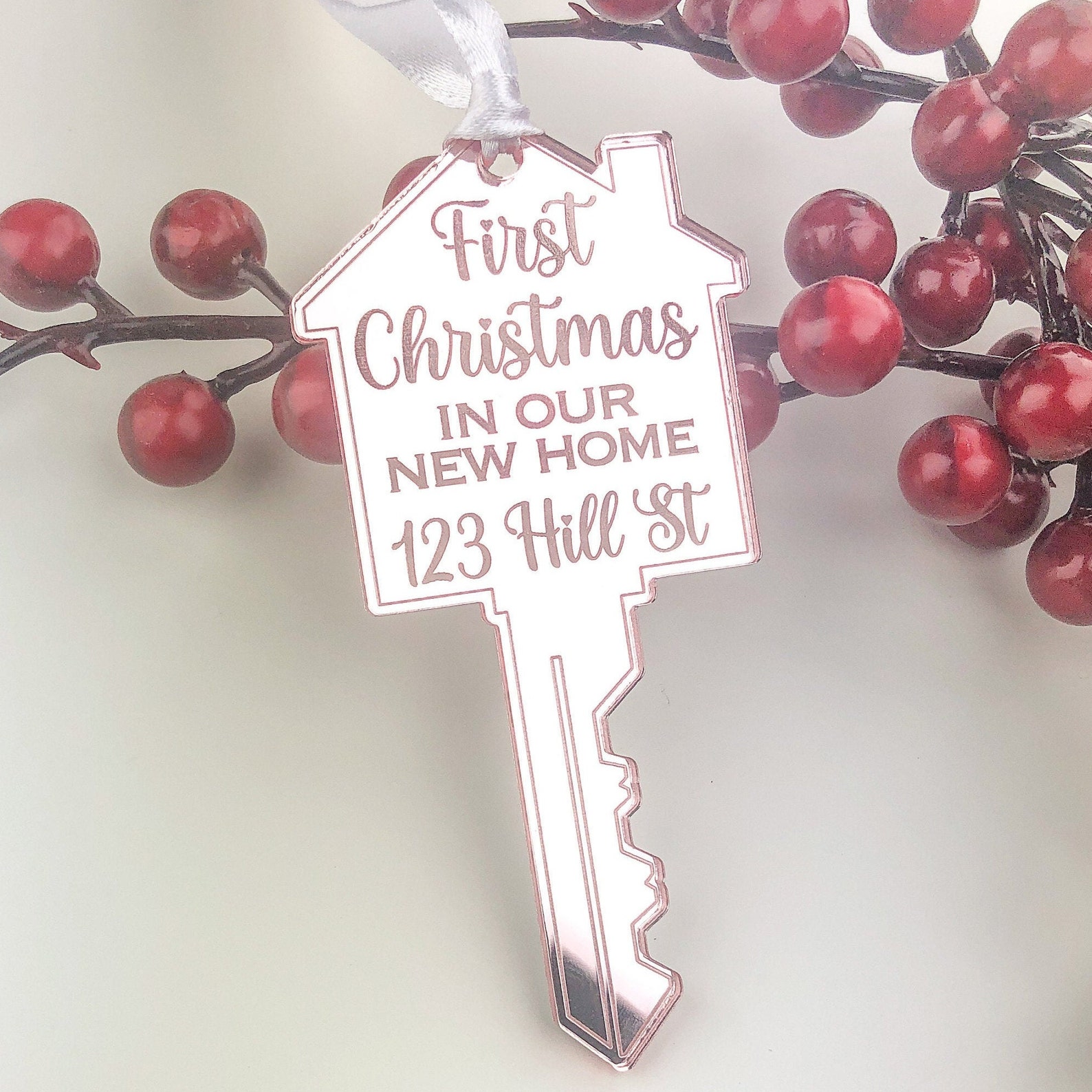 First Christmas Bauble for New Home - Perfect Keepsake Ornament Gift ...