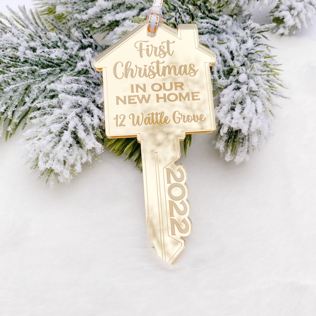 First Christmas Bauble for New Home - Perfect Keepsake Ornament Gift ...