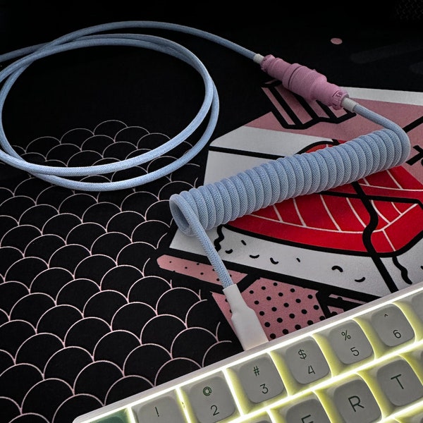 Coiled Keyboard Cable - Etsy