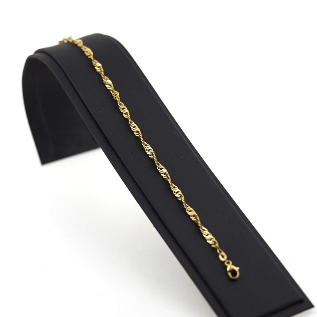 Singapore Gold Bracelet 333 8 Kt Yellow Gold 19 Cm Gold Bracelet Gold ...