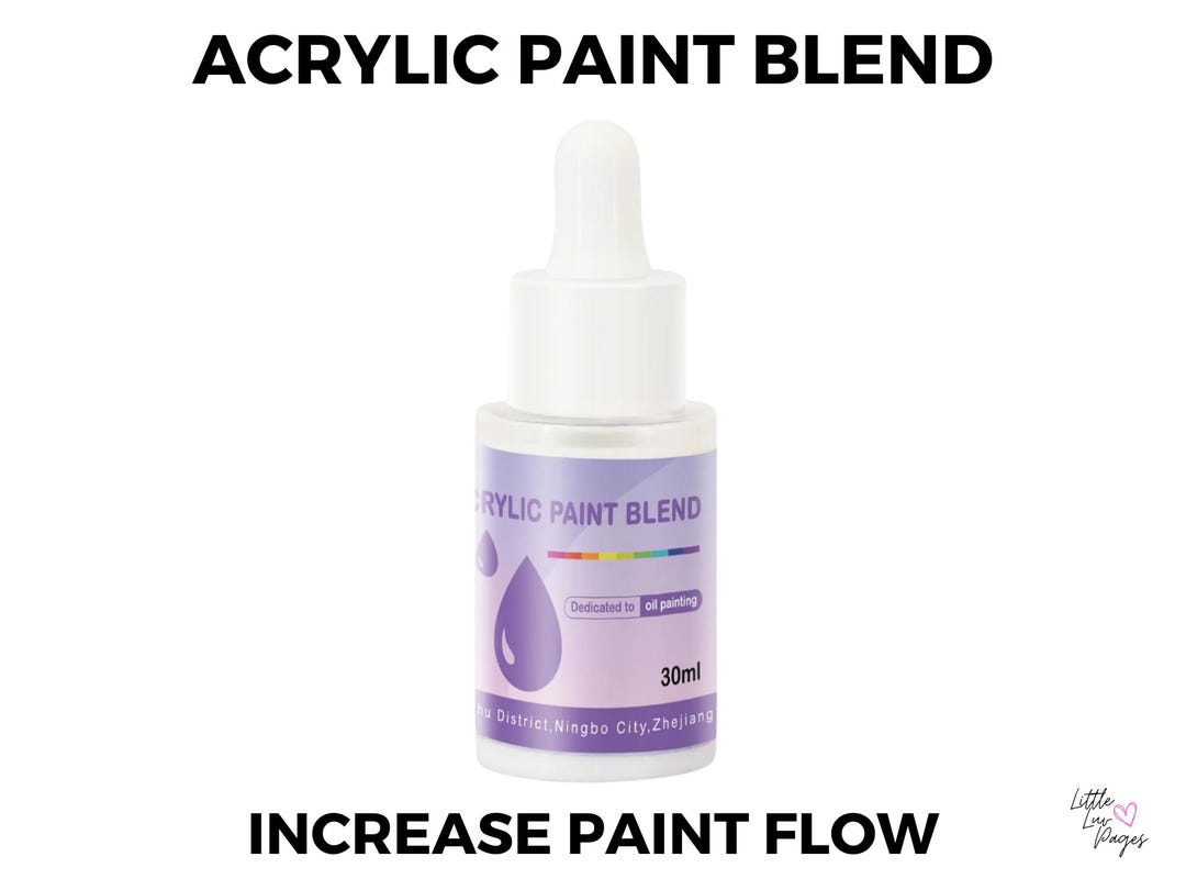 Revive Dry Acrylic Paint Flow Aid Paint Rehydrator for Paint by Numbers Fix Dried Paint Acrylic ...