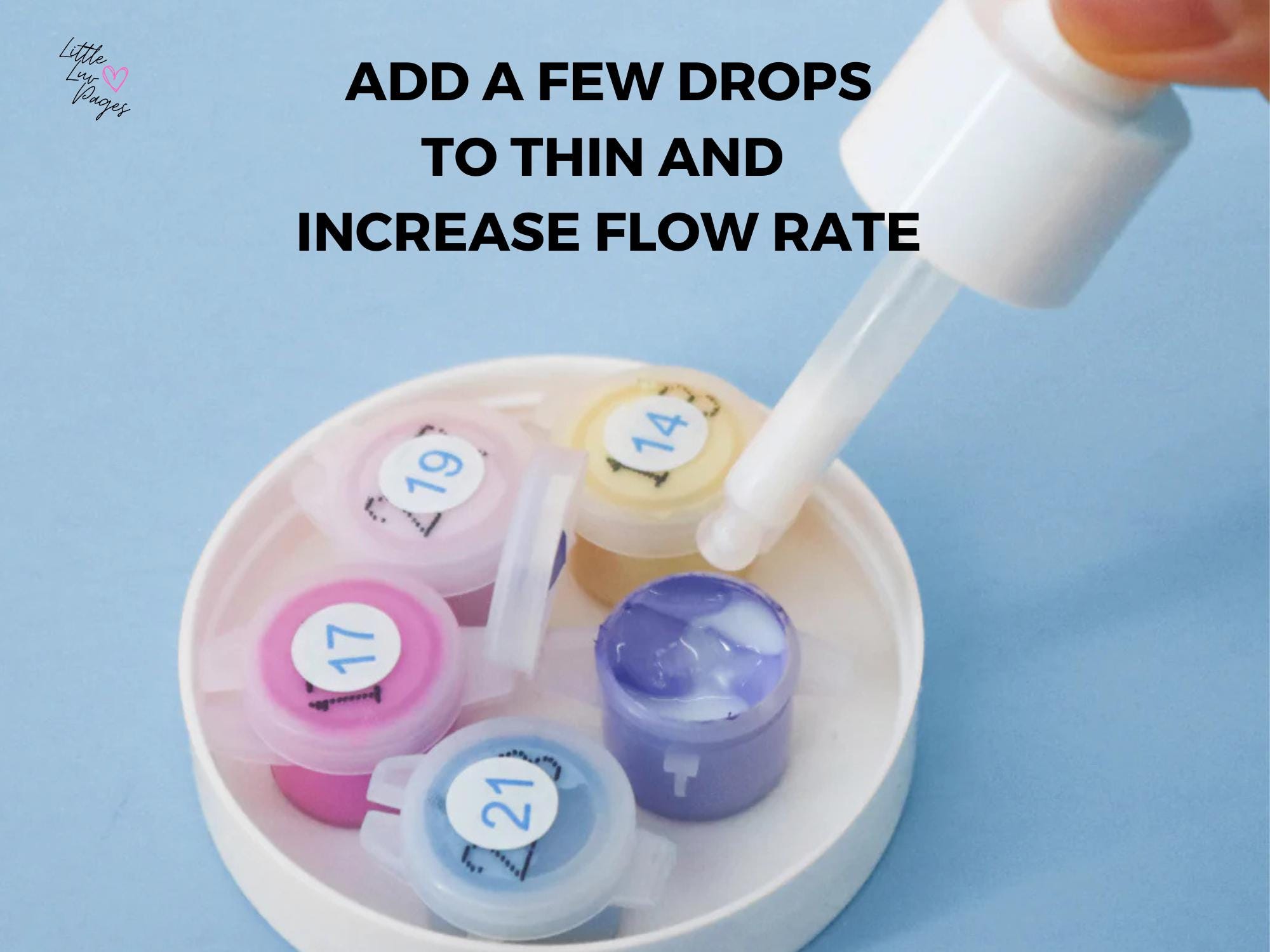 Revive Dry Acrylic Paint Flow Aid Paint Rehydrator for Paint by Numbers ...