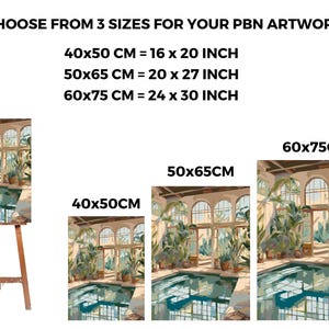 Travel Swimming Pool PAINT by NUMBERS Kit Adults Minimalistic Chic DIY ...