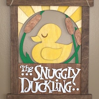 Snuggly Duckling Sign - Etsy