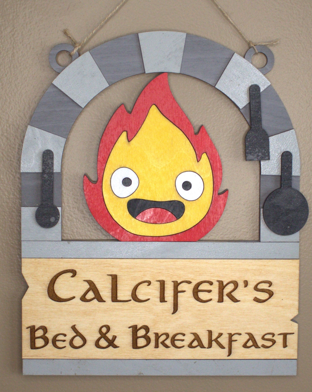 Calcifer Tavern Sign - Etsy