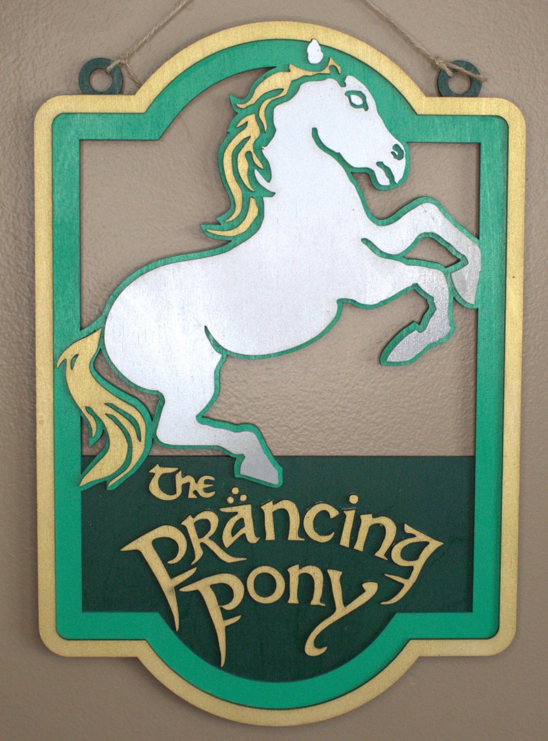 Prancing Pony Tavern Sign - Etsy