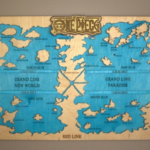 One Piece Map - Etsy