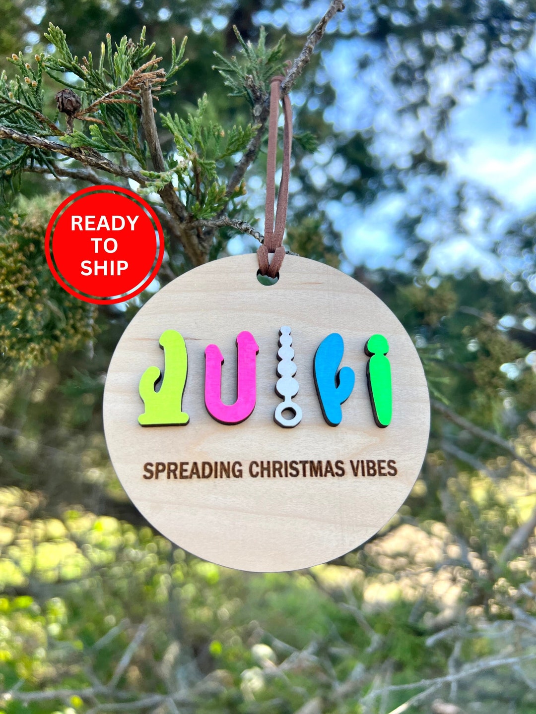 Christmas Vibes Adult Ornament Sex Toy Ornament Adult Humor Etsy