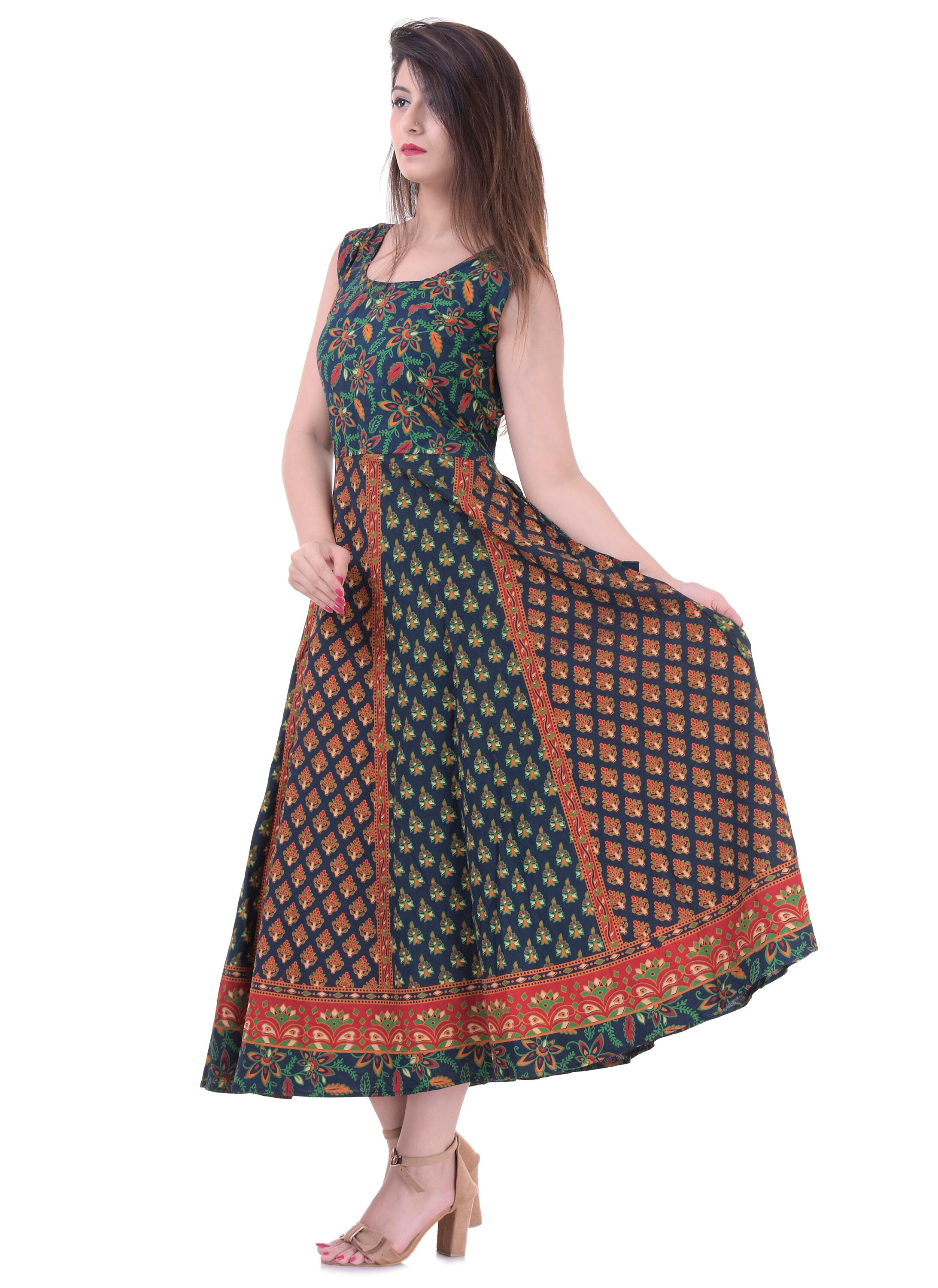 Indian Handmade Women Dress Maxi Long Bohemian Maxi Dress - Etsy