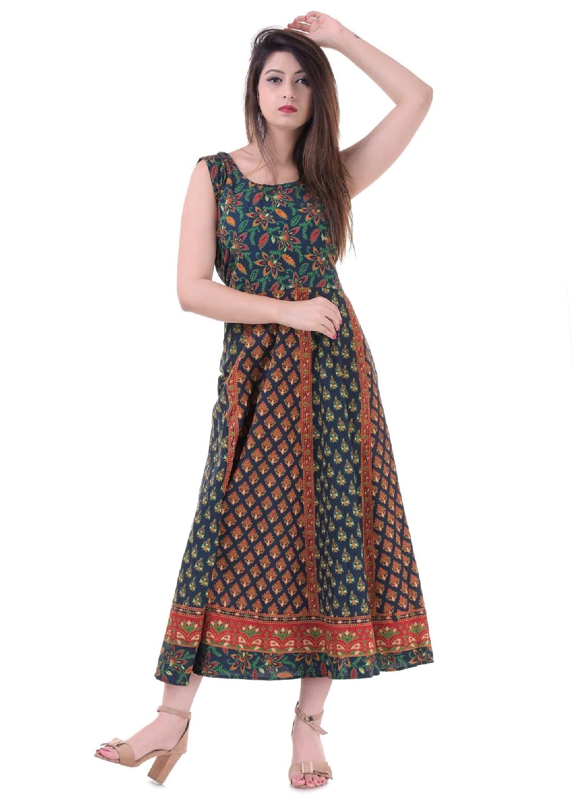 Indian Handmade Women Dress Maxi Long Bohemian Maxi Dress - Etsy