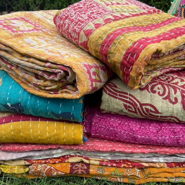 Kantha Fabric - Etsy