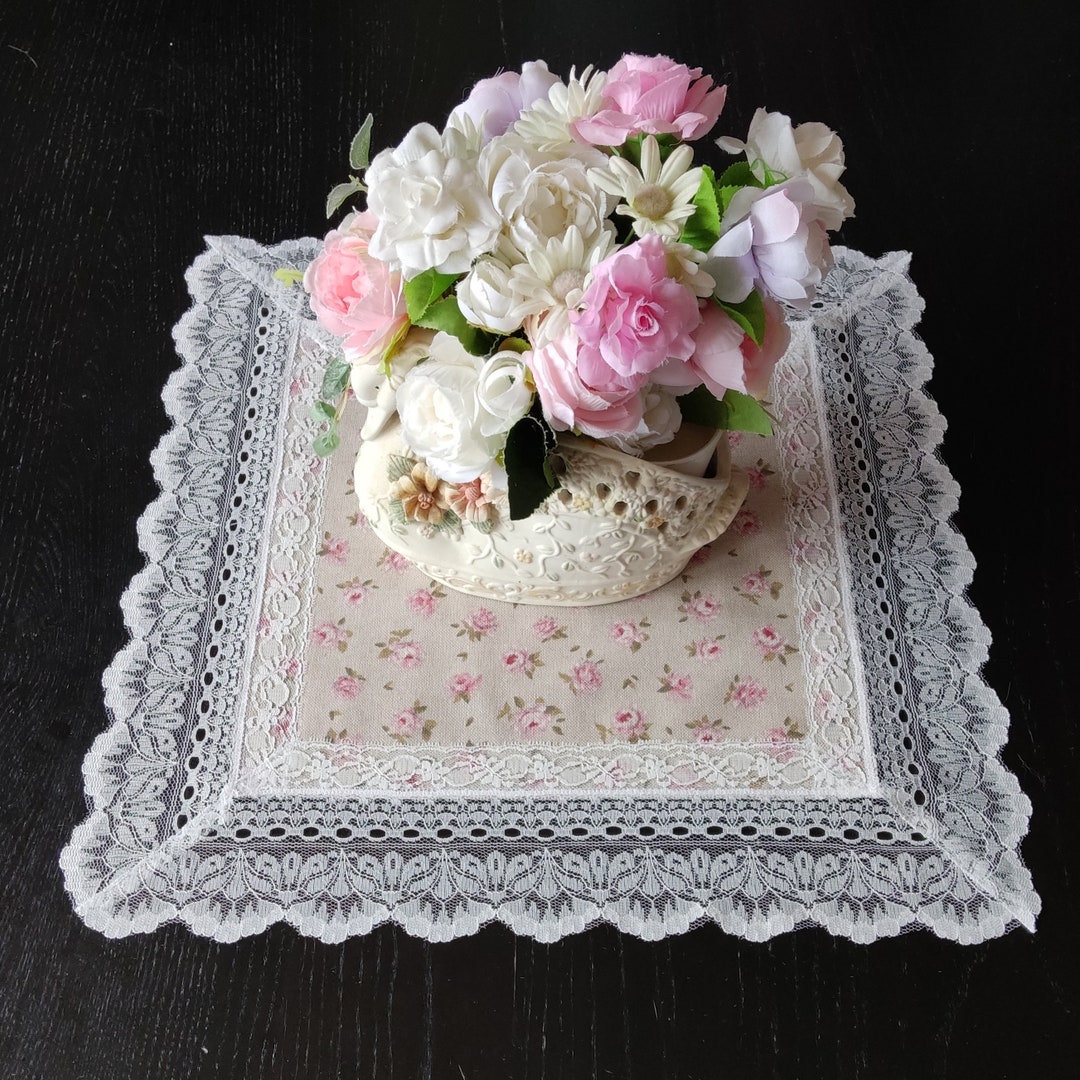 Vintage French Square Placemat - Etsy