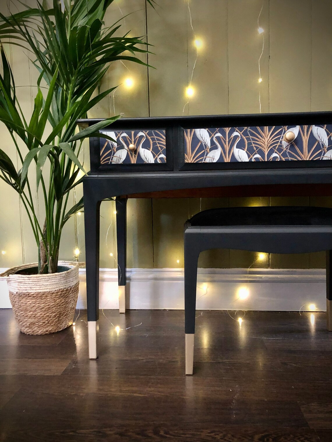 Stag Dressing Table/ Console Table/ Desk - Etsy UK