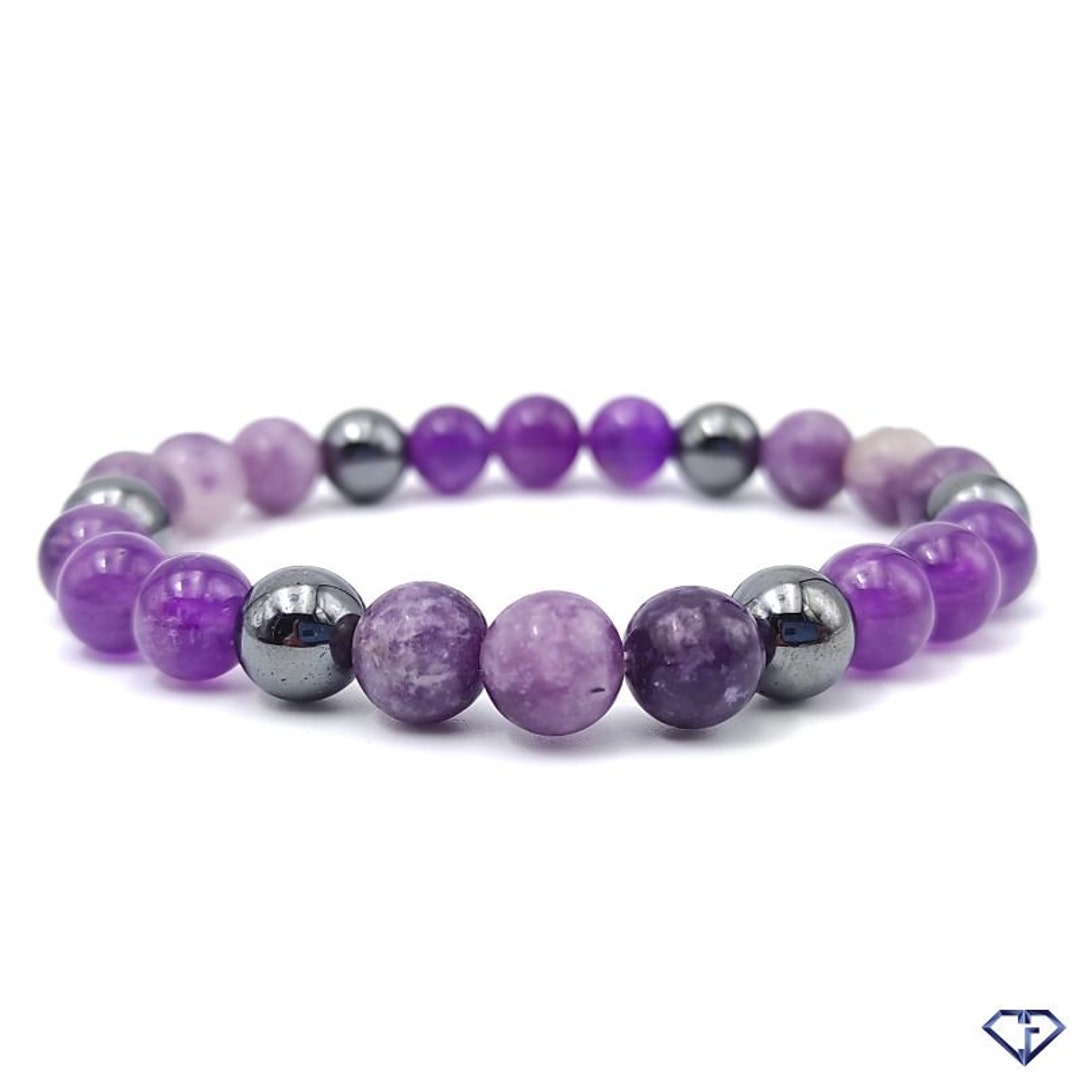 Emotional Support Bracelet - Natural Stone Beads 8mm (crystal Healing ...