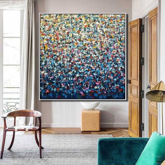 Painting Extra Large Art Canvas Painting Original Hand Painted Abstract ...