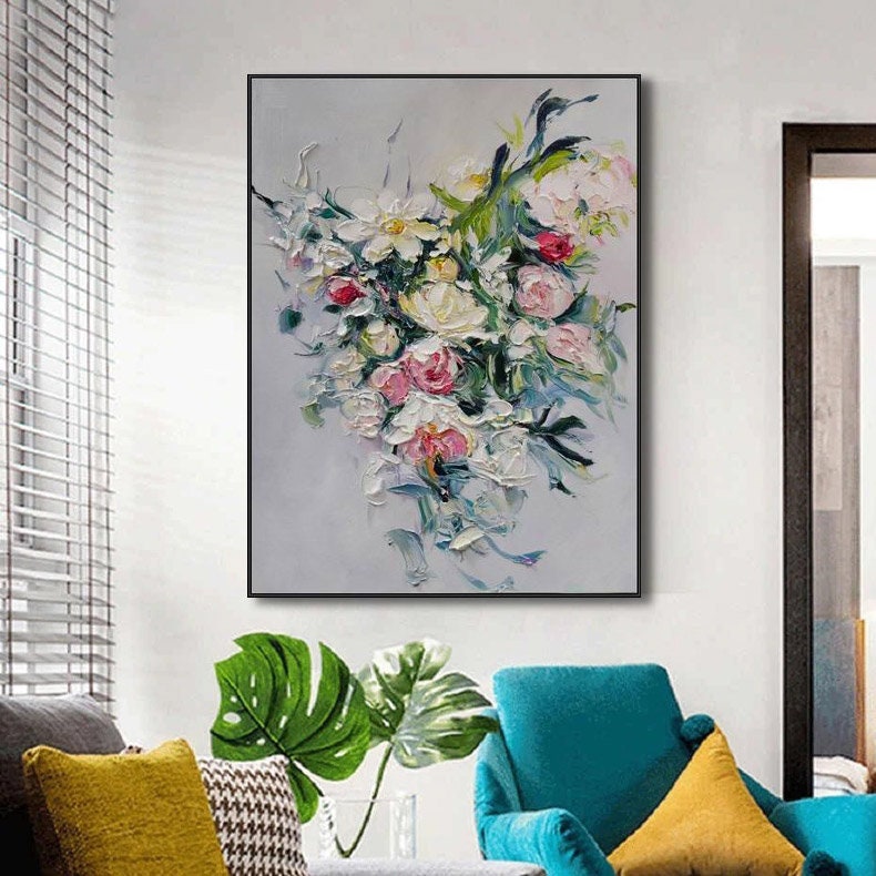 Hand Painted Abstract Art Original Extra Large Texture - Etsy