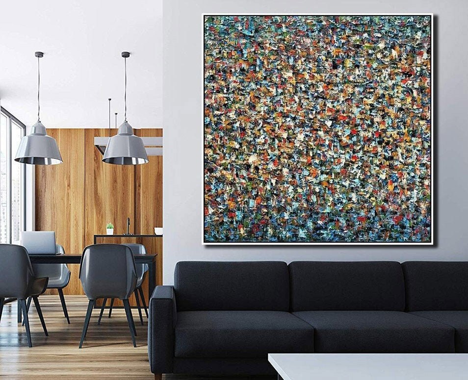 Extra Large Painting Texture Painting Art Room Original | Etsy