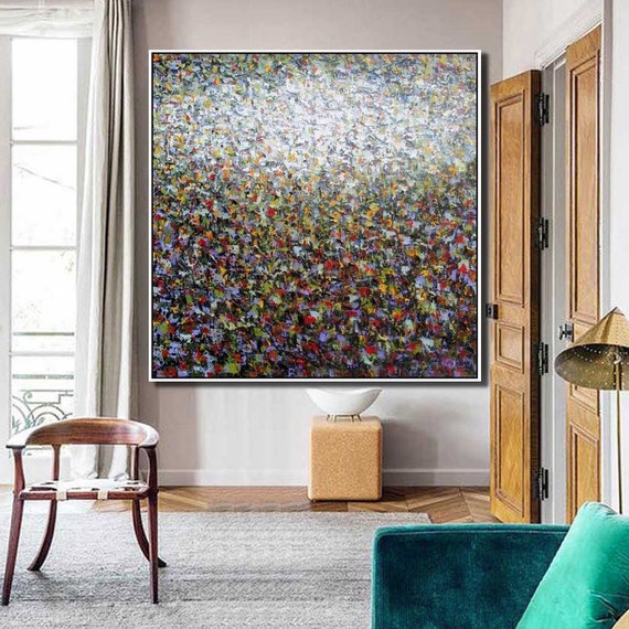 Extra Large Painting Texture Painting Art Room Original | Etsy