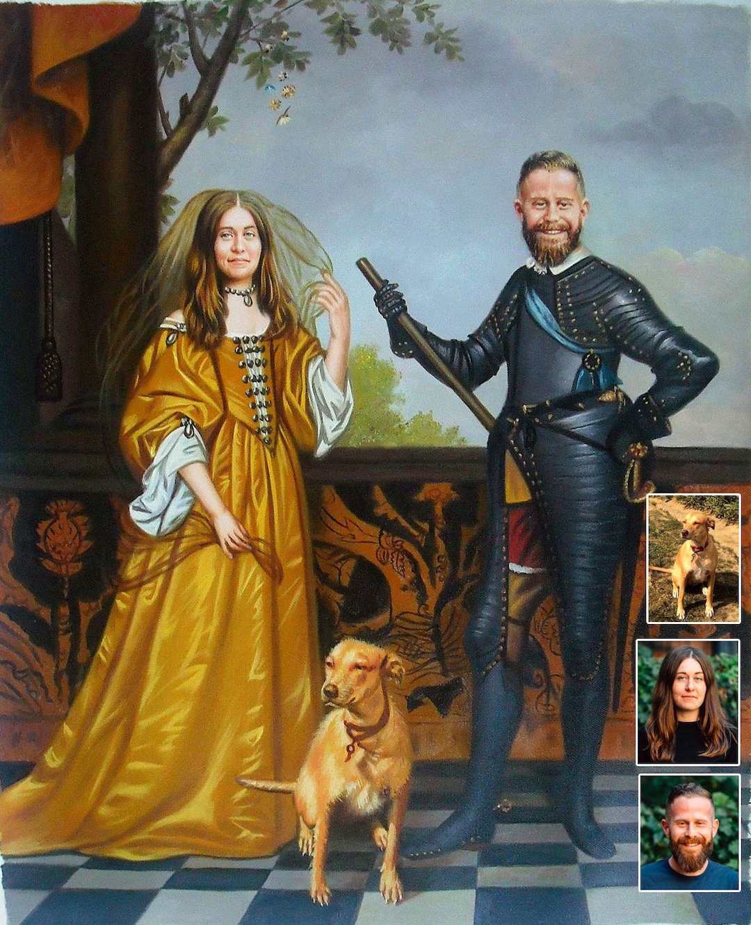 Custom Oil Portrait, Handmade Historical Portrait, Royal Portrait ...