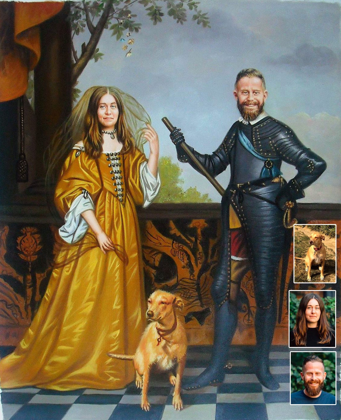 Family Portrait Painting
