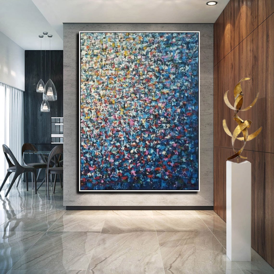 Extra Large Abstract Painting Original Hand Painted Art - Etsy