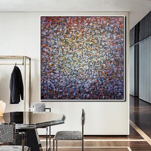 Extra Large Painting Texture Painting Art Room Original Contemporary ...