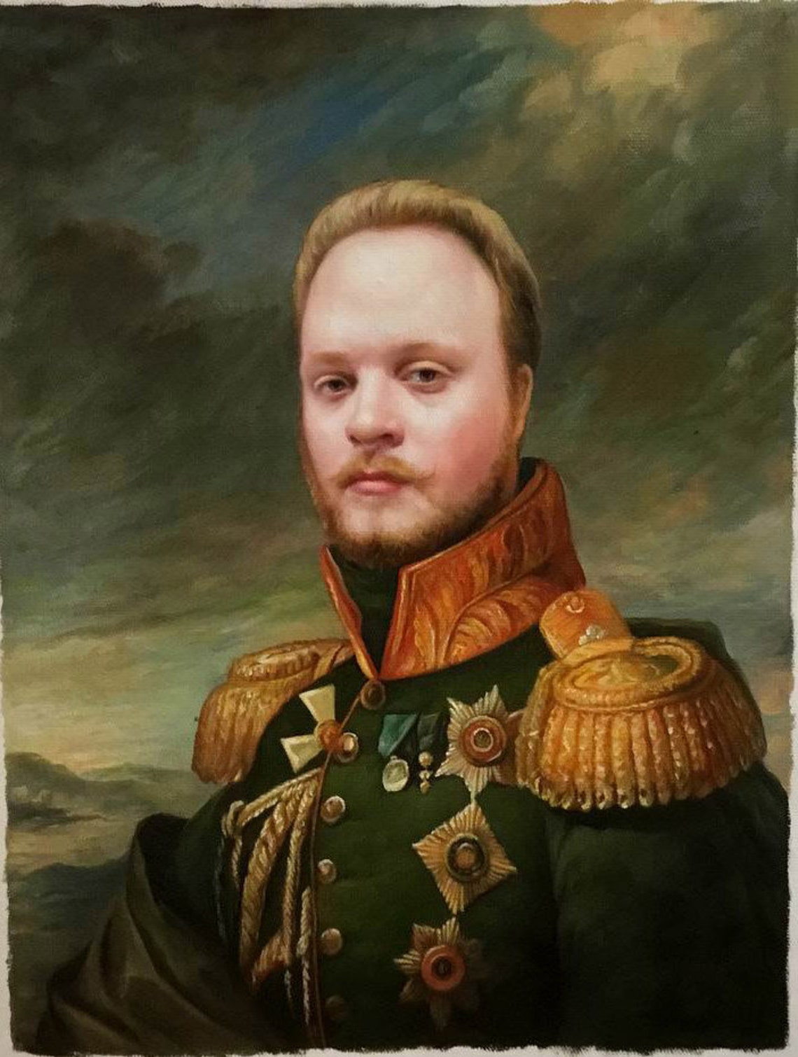 Custom Oil Portrait Handmade Historical Portrait Royal | Etsy