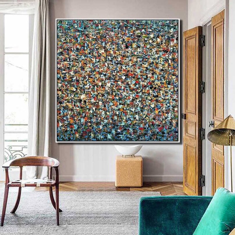 Extra Large Painting Texture Painting Art Room Original | Etsy