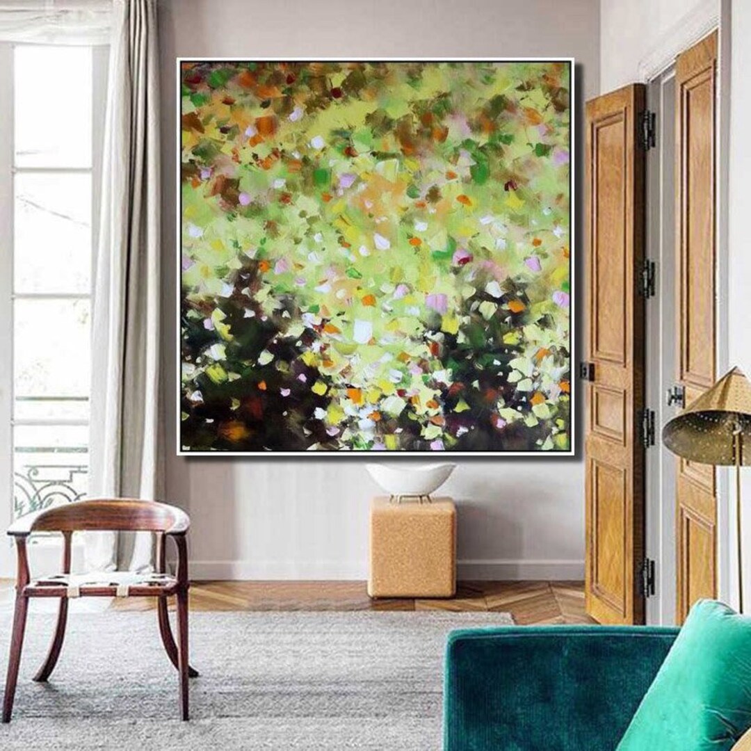 Extra Large Painting Texture Painting Art Room Original Contemporary ...