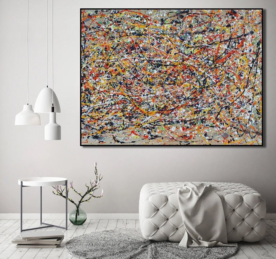 Extra Large Abstract Painting Texture Painting Hand Painted | Etsy