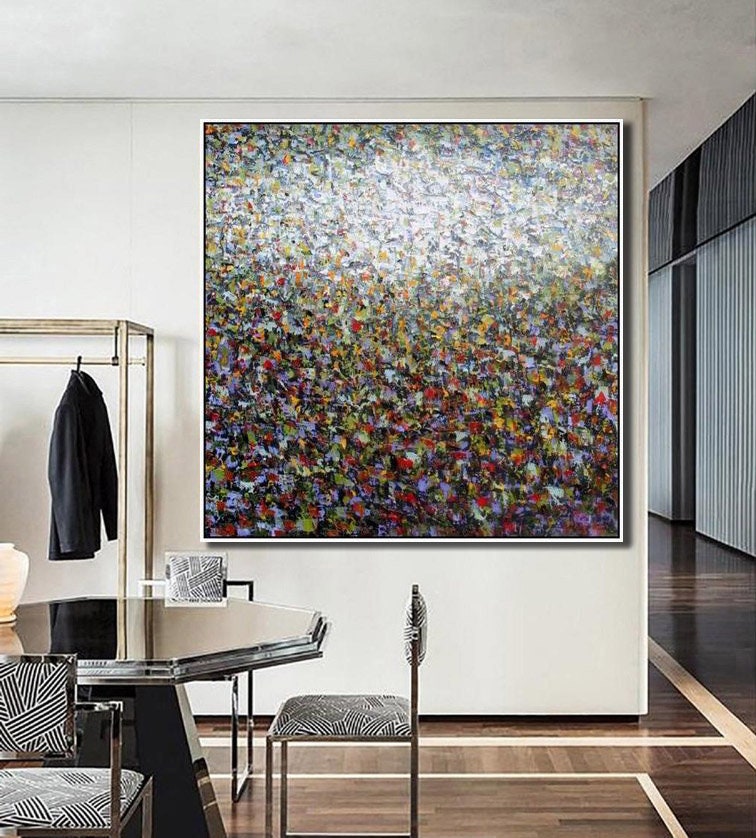 Extra Large Painting Texture Painting Art Room Original | Etsy