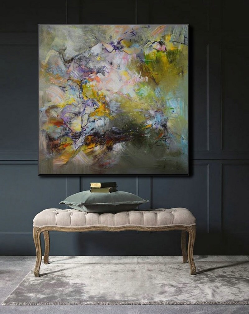 Extra Large Original Abstract Painting Hand Painted Painting - Etsy