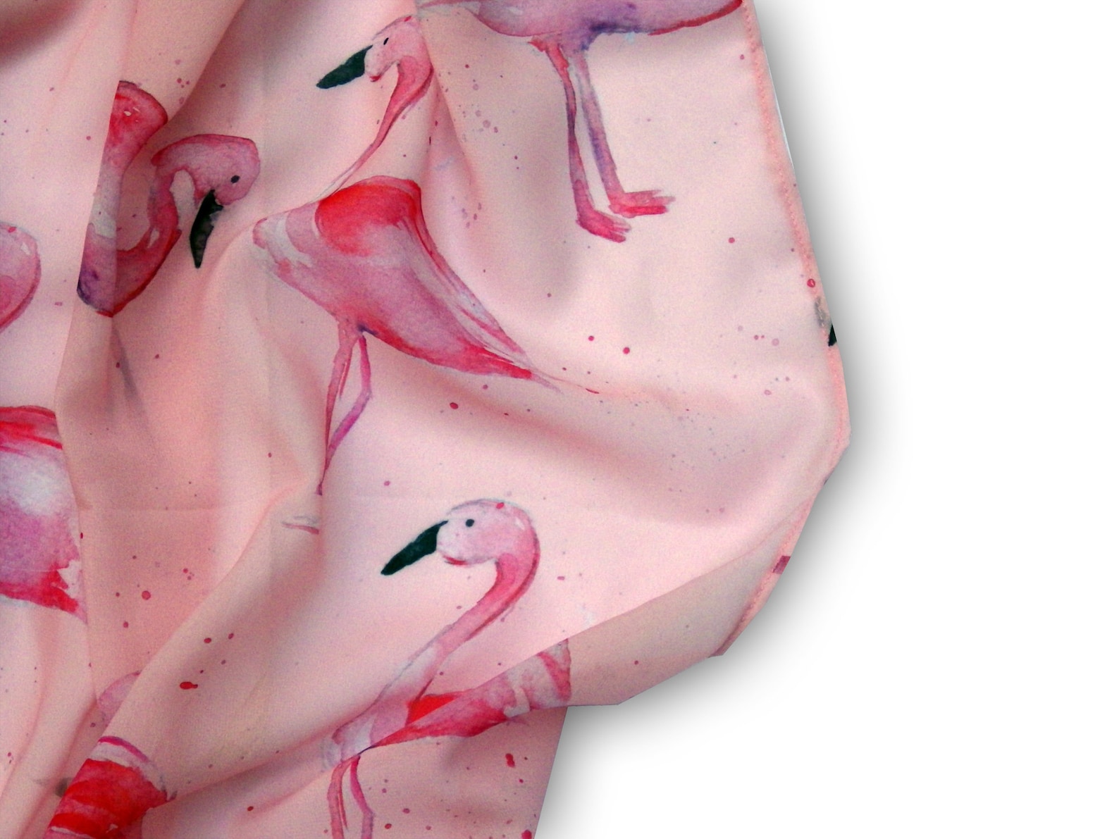 Large Flamingo Scarf, Women's Scarf, Spring, Summer, Autumn Scarf ...