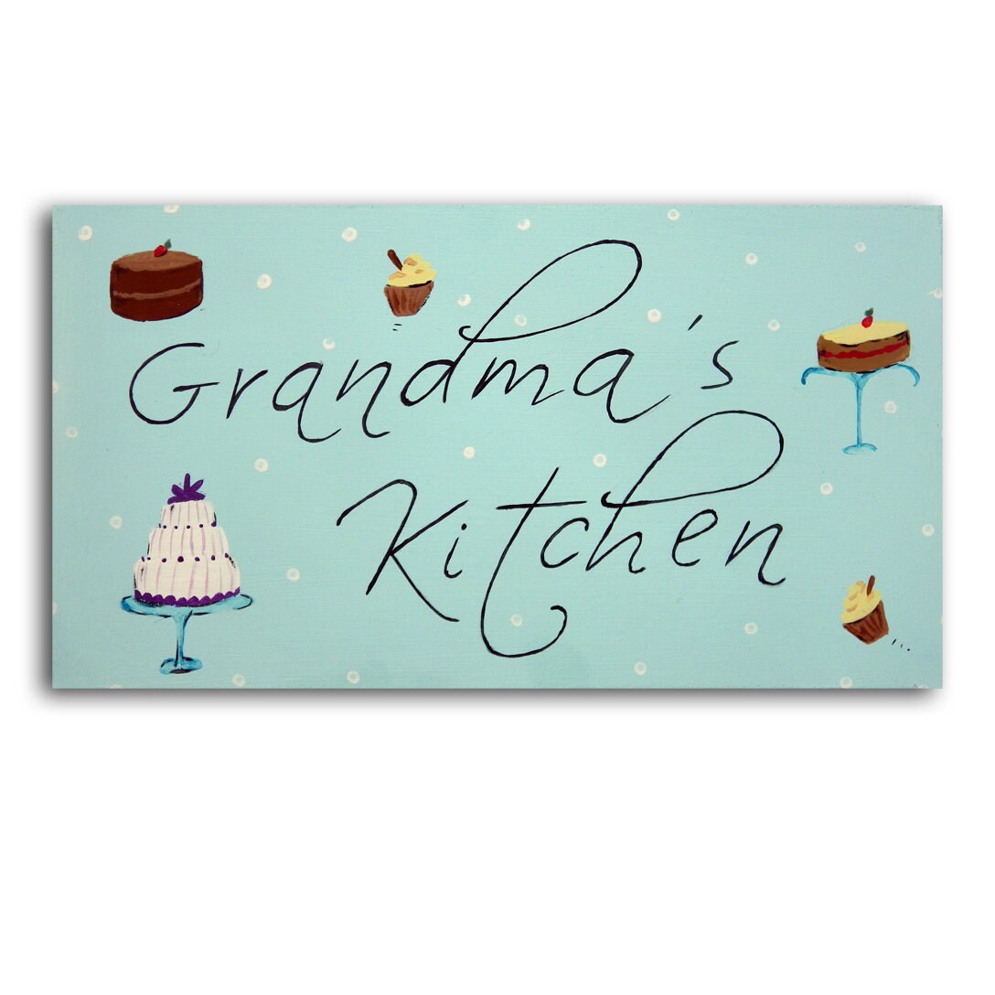 Personalised Kitchen Door Sign Gift for Mum / Grandma / Cook - Etsy